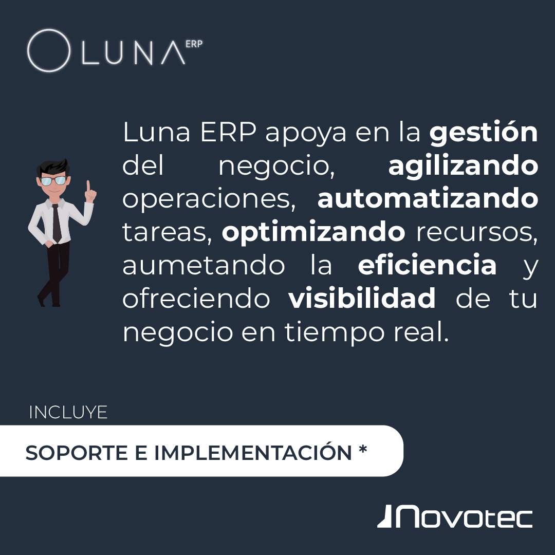 Representación gráfica de XML FEL SAT | Luna ERP | Novotec